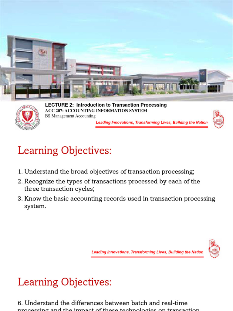 Introduction To Transaction Processing | Download Free PDF | Cash | Receipt