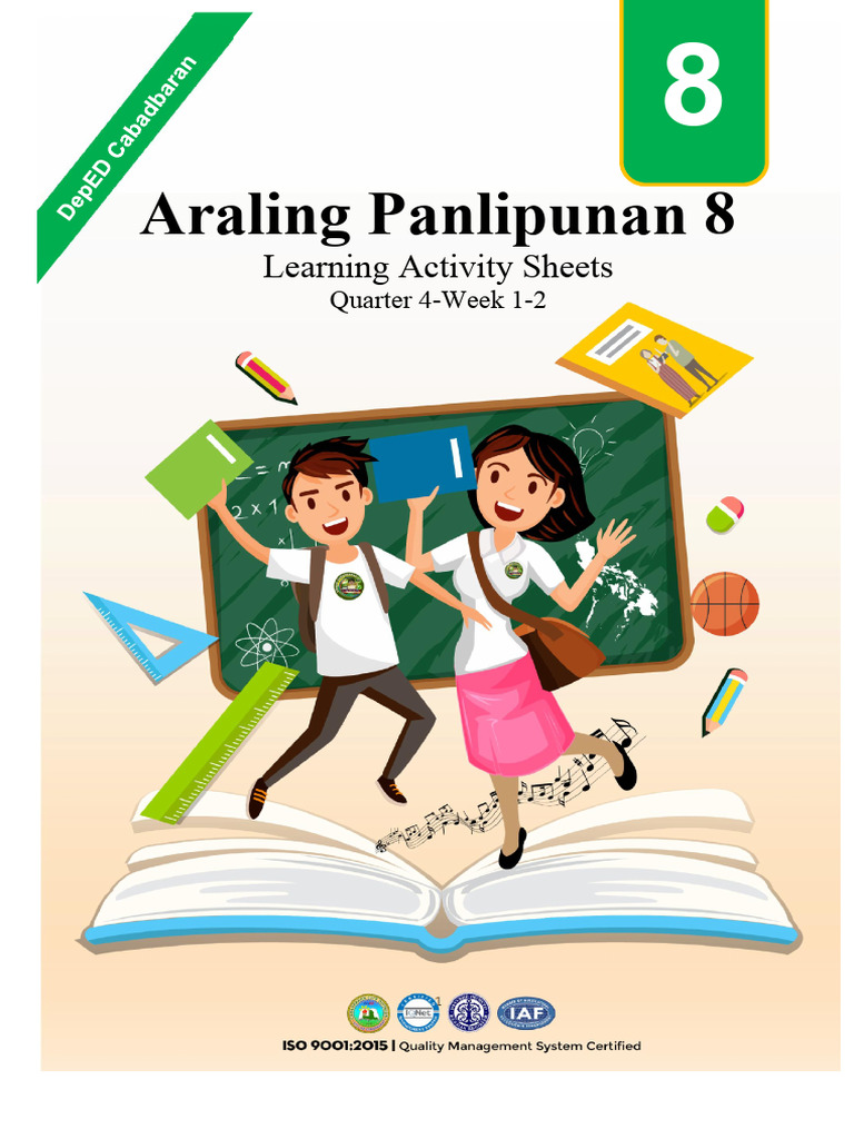 Araling Panlipunan 8: Learning Activity Sheets | PDF