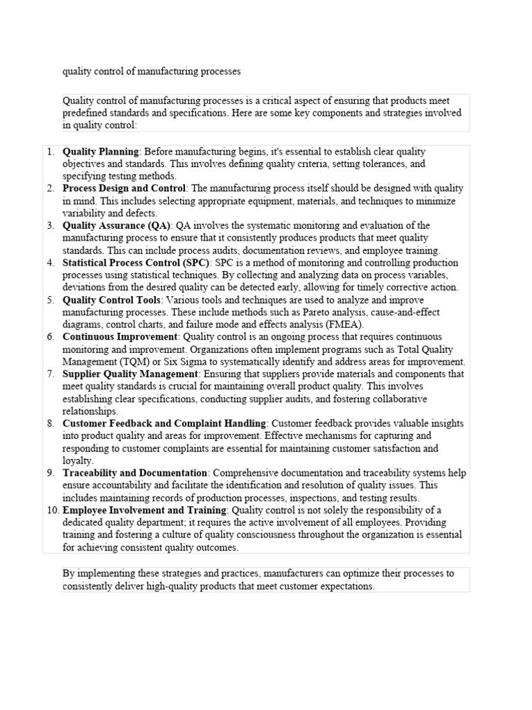 Quality Management Notes | PDF | Organizational Structure | Quality ...