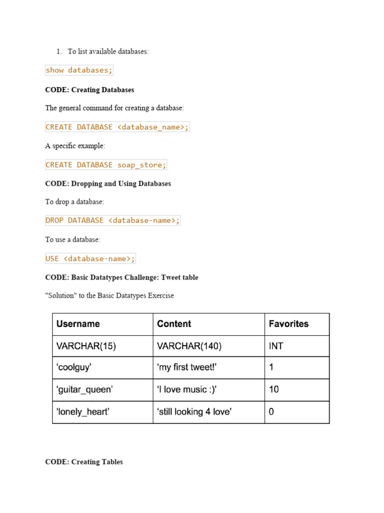 SQLcodes | PDF | Computer Data | Information Retrieval