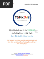 MinjiTopik_365VIP_kỳ 91 ĐỌC Topik I Đề Kèm Đáp Án (1) | PDF