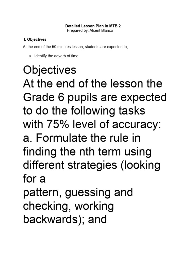 Detailed Lesson Plan in MTB 2 Tuesday | PDF | Lesson Plan | Human Communication