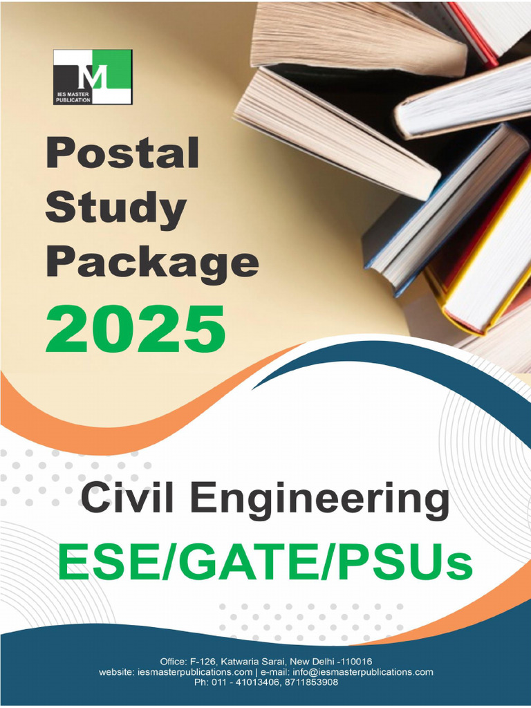 Postal Check List ESE GATE CE25 1714054725784 | PDF | Engineering | Theory