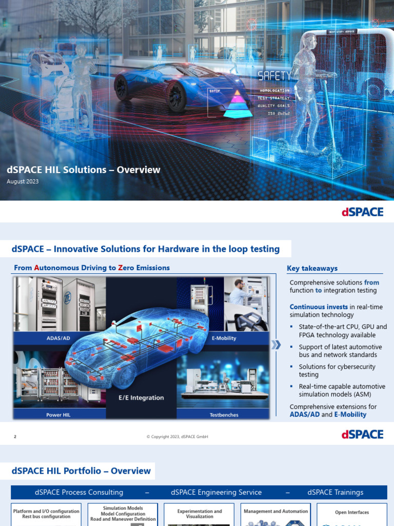 dSPACE HIL Solutions Overview - M | PDF | Simulation | Computing