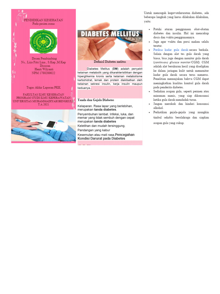 Leaflet Penkes Asma | PDF