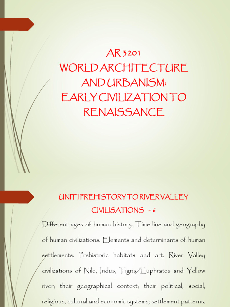 Unit 1 Prehistory & River Valley Civilization | PDF | Stone Age ...