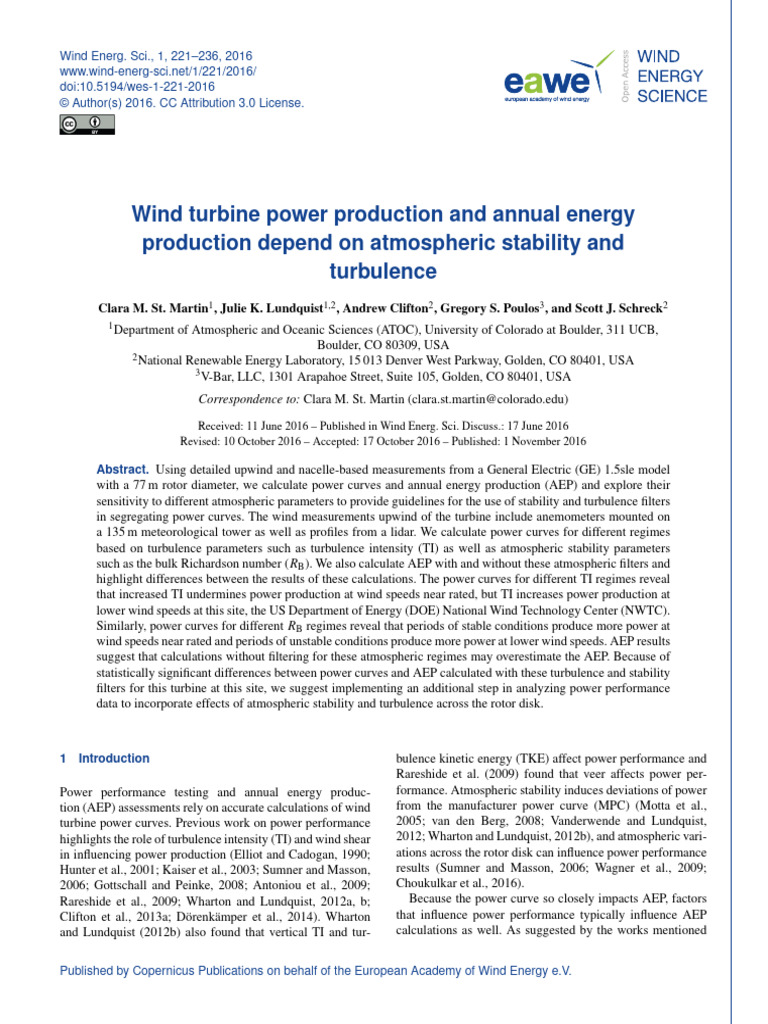 AEP Uncertanity | PDF | Wound | Wind Speed