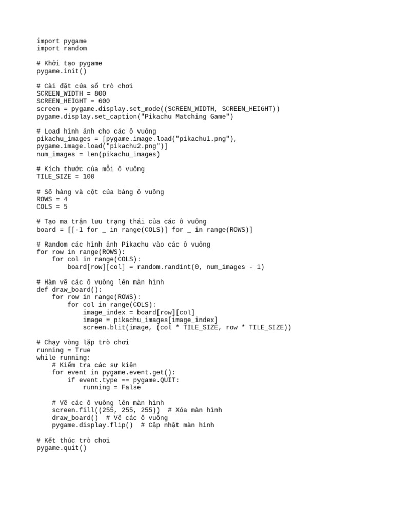 Pikachu Python Pdf 