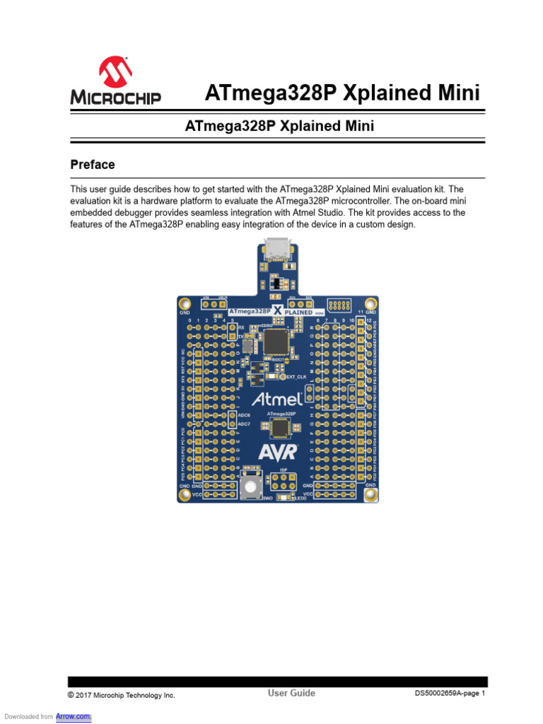 Atmega328p Xplained Mini Pdf Computer Engineering Computing