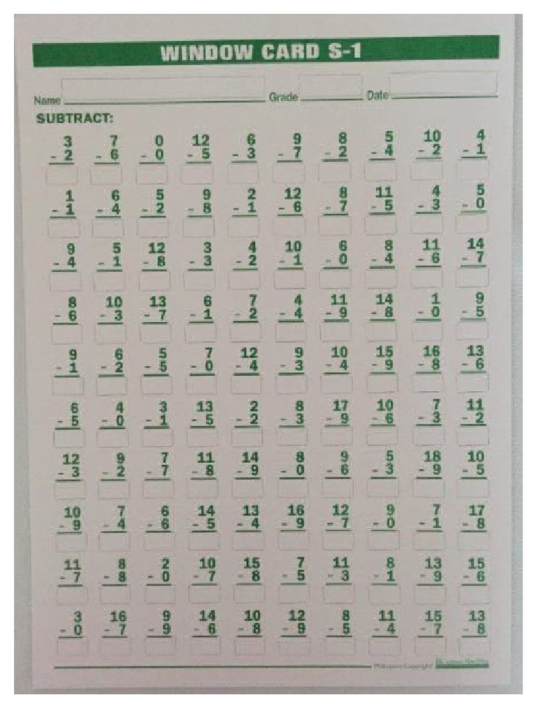 Window Card S-2 | PDF