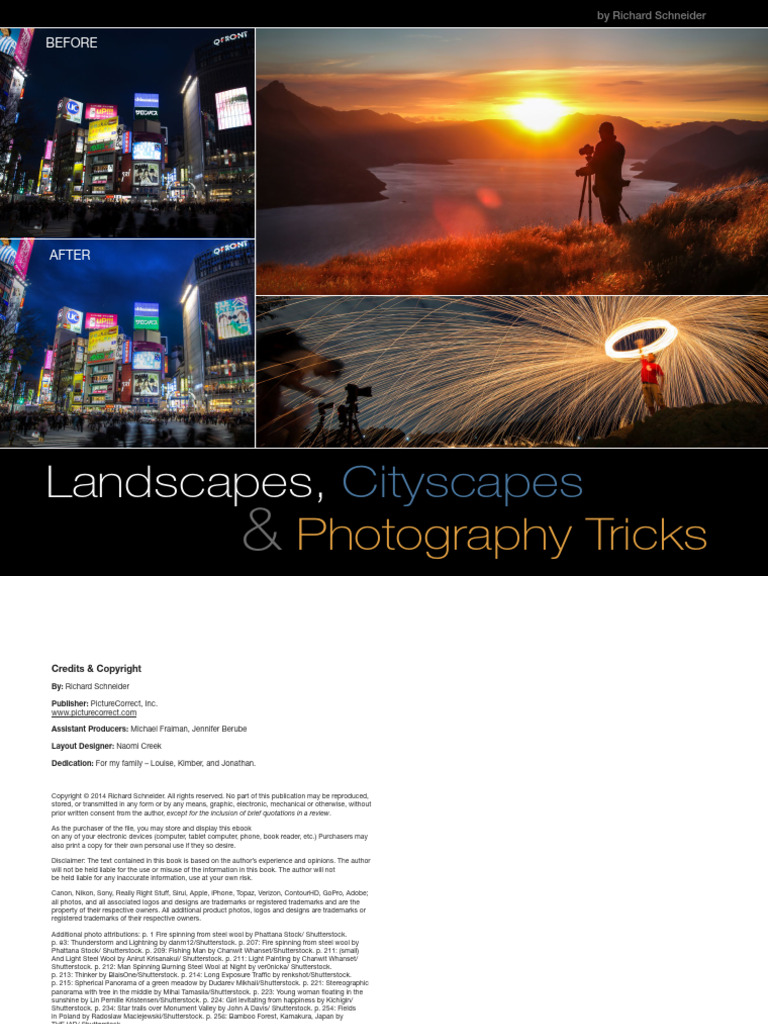 Landscapes Cityscapes PhotographyTricks | PDF | Digital Single Lens Reflex Camera | Camera Lens