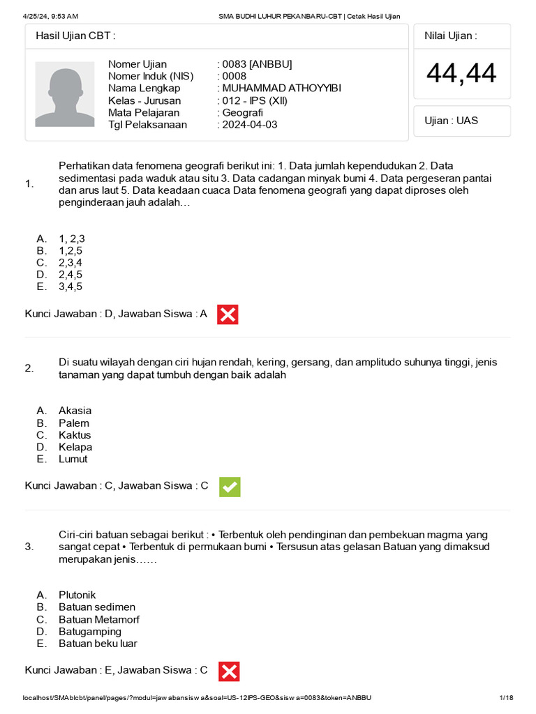 MUHAMMAD ATHOYYIBI-geo | PDF | Kajian Bahasa Asing