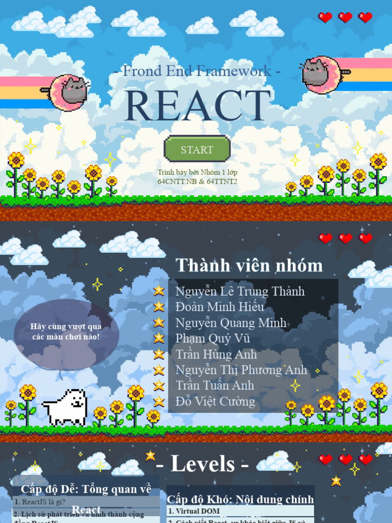 Nhóm1 64cntt - nb+64ttnt2 React | PDF