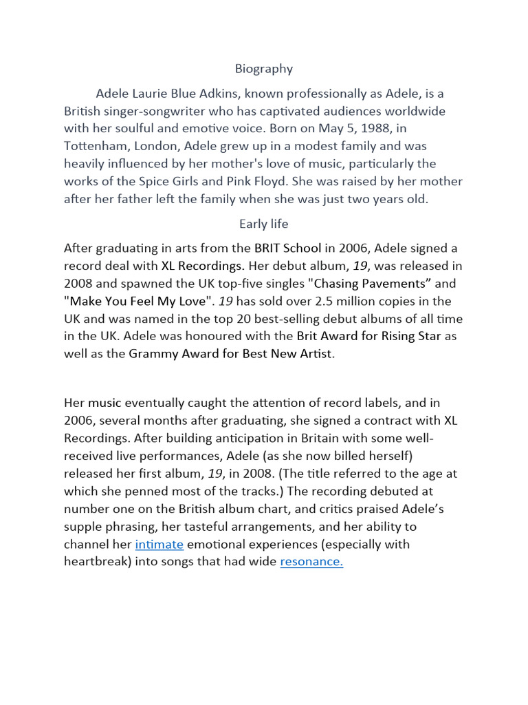 Adele | PDF | Adele | Songs