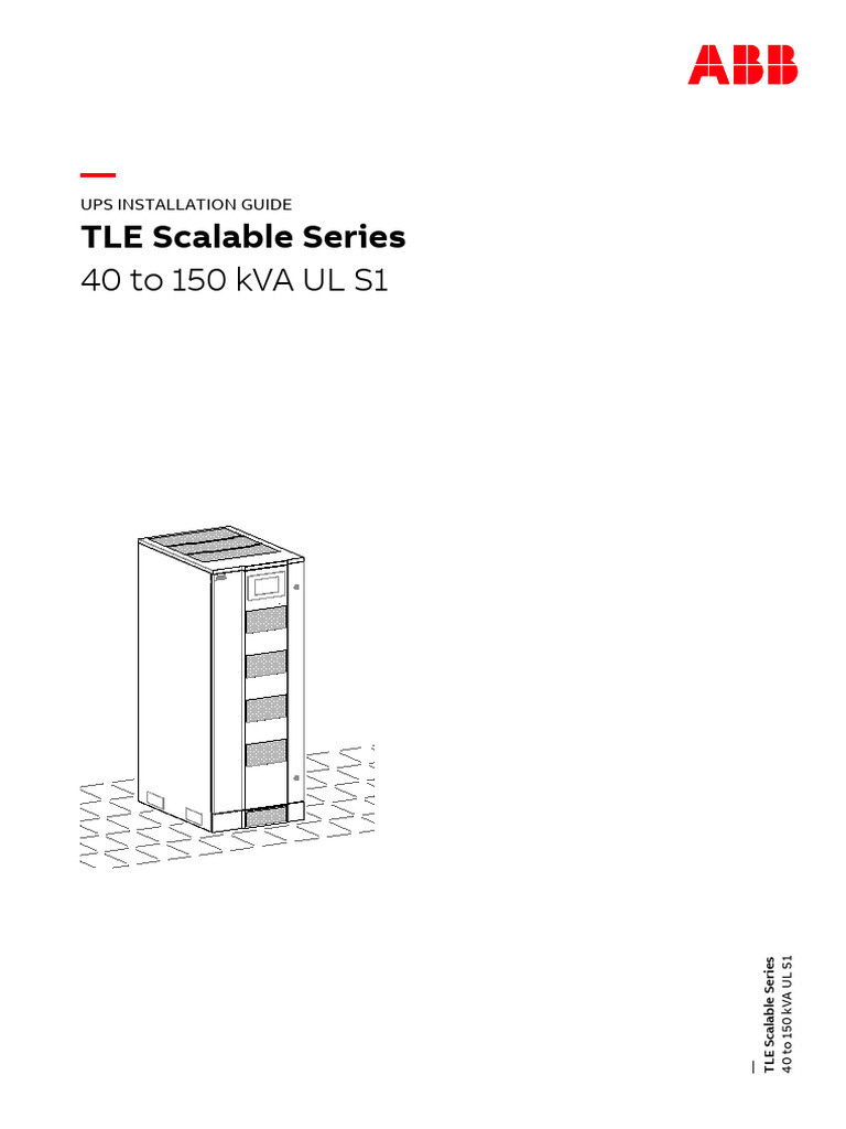 Abb Ups Isg Tle Sul 40k m15 1us Rev-B | PDF | Capacitor | Insulator (Electricity)