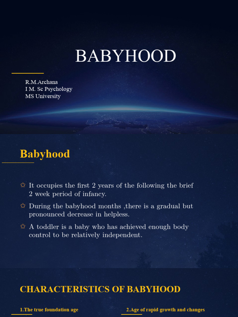 Babyhood - DP? ? | PDF | Infants | Family