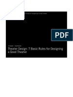 Theatre and Cinema Seating Design Guide | PDF | Movie Theater