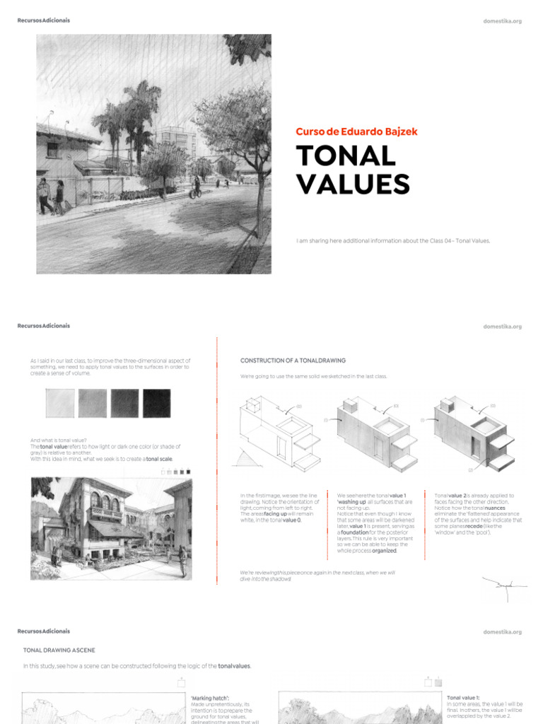 Un02 Aula04 Tonal-Values-ENGLISH | PDF