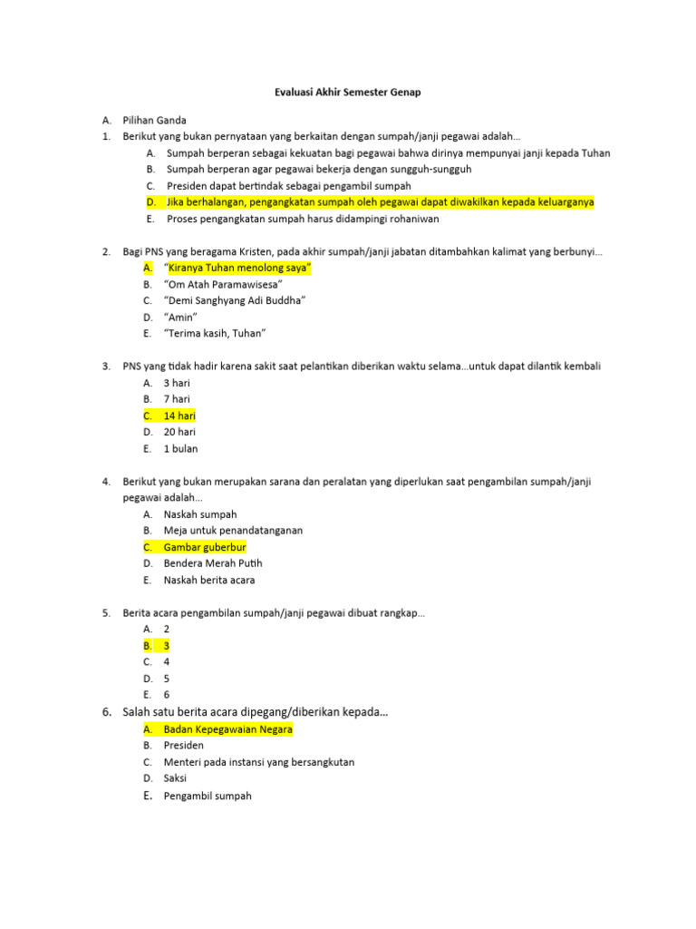 Evaluasi Akhir Semester Genap-MADIYAH AISYAH XI OTKP 2 | PDF