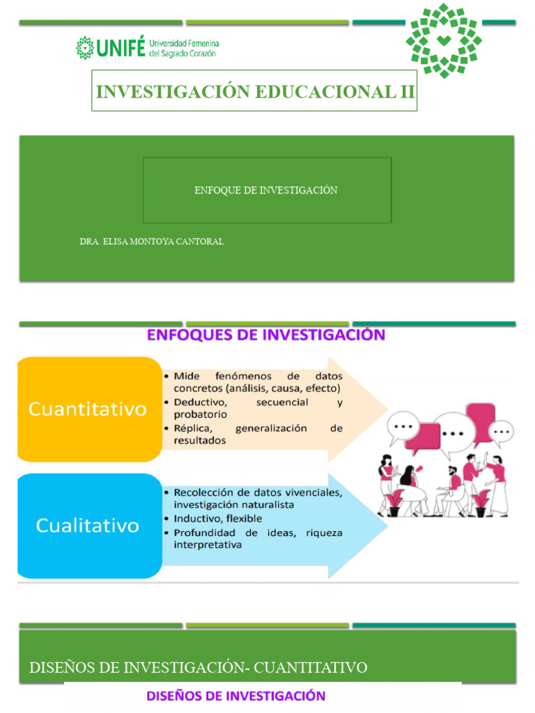 Sesiones Enfoques de Inv - Justif | PDF | Investigación cuantitativa ...