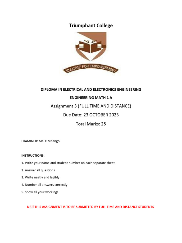 Assignement 3 | PDF | Teaching Methods & Materials | Science & Mathematics