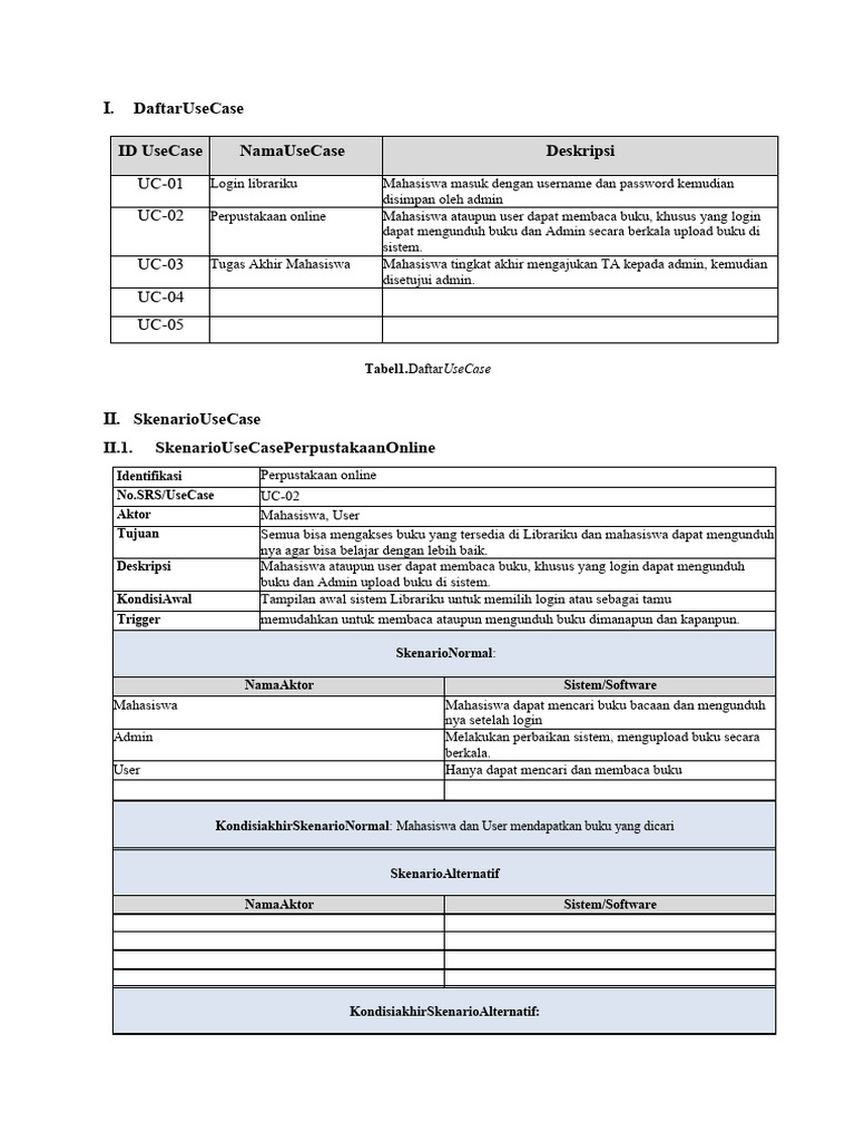Use Case Login | PDF