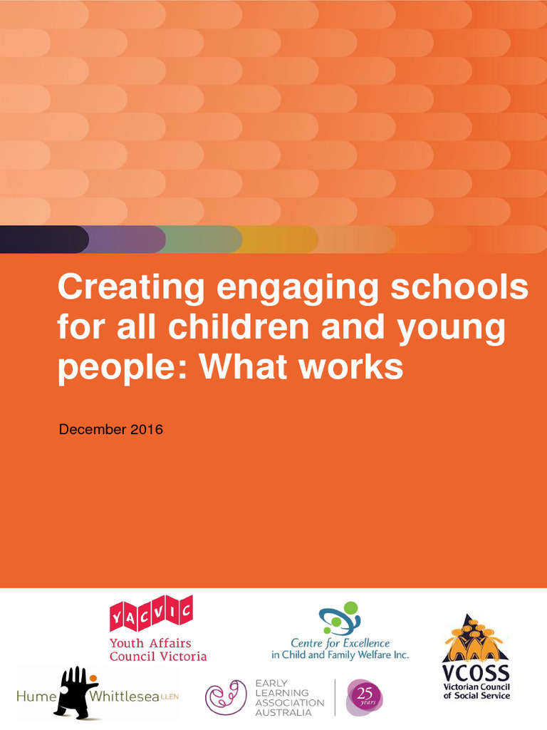 REP 161213 Engaging-Schools-Report Final | PDF | Mentorship | Teachers