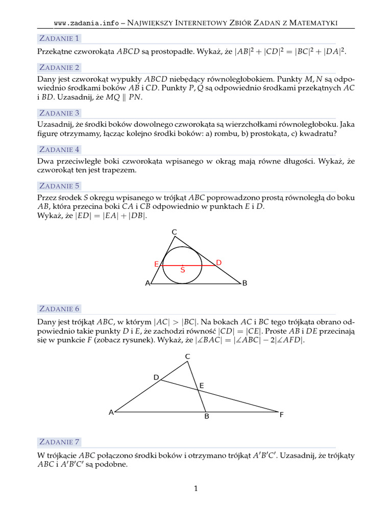 Dowody Geometryczne | PDF