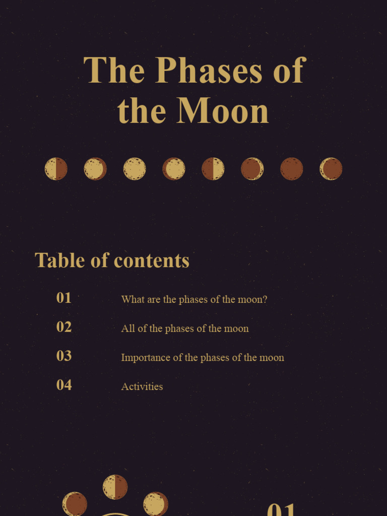 The Phases of The Moon | PDF | Moon | Periodic Phenomena