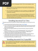 Citra Install Guide | PDF | Software Engineering | Microsoft Windows