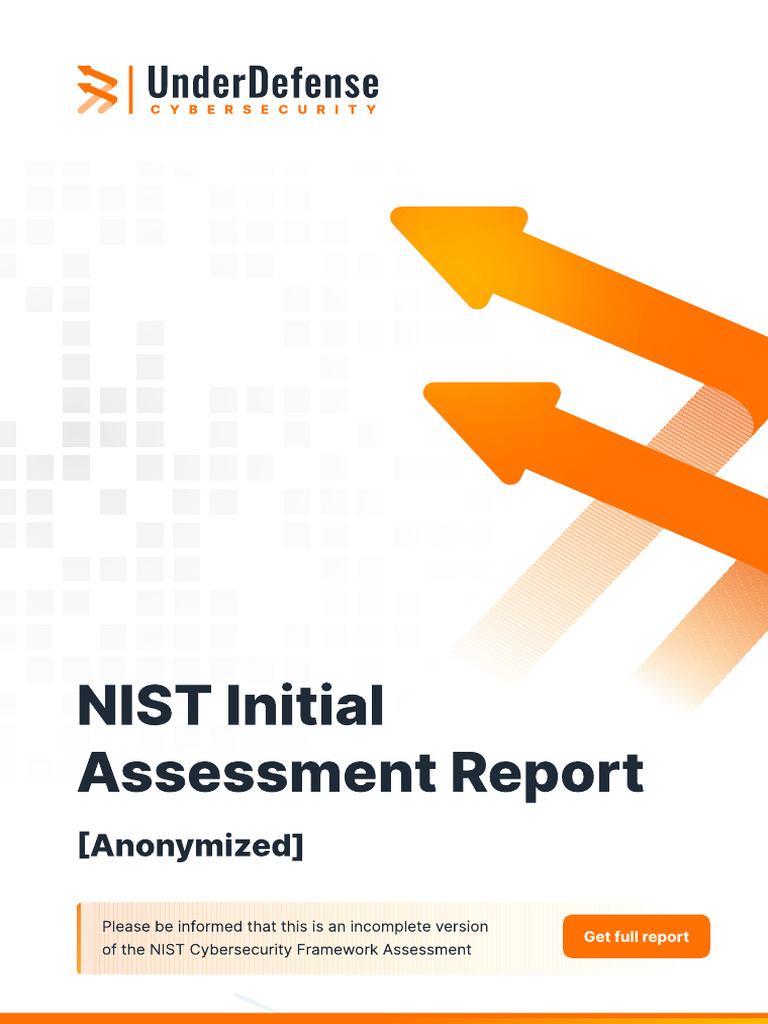 Anonymized NIST CSF Assessment Report | PDF | Computer Security | Security