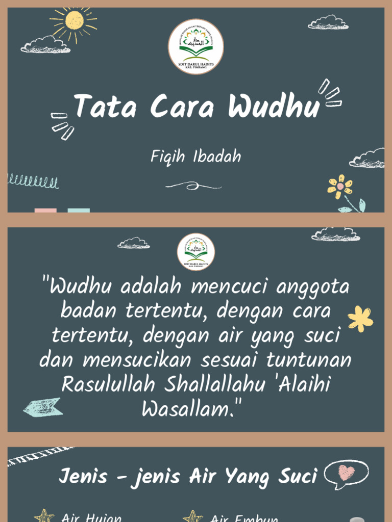 Tata Cara Wudhu | PDF