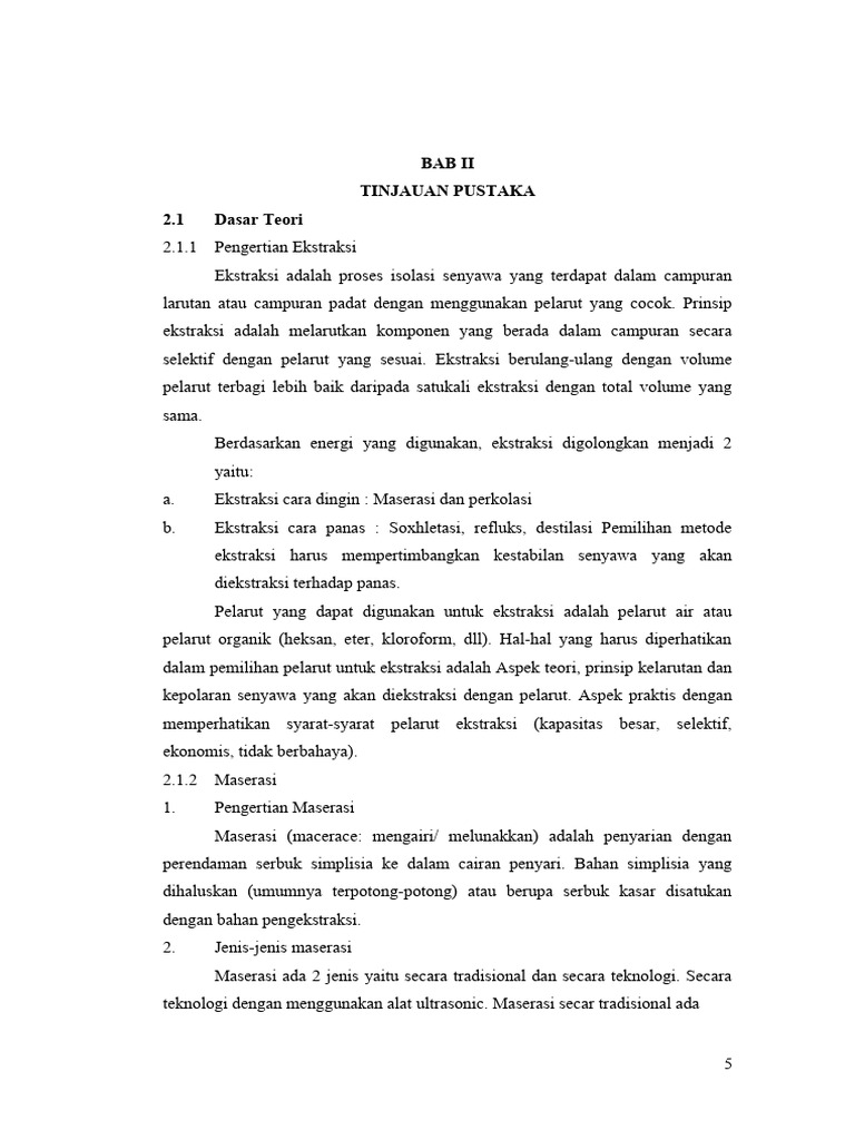 Bab 2 Ekstraksi Dan Evaporasi Kel.3 | PDF