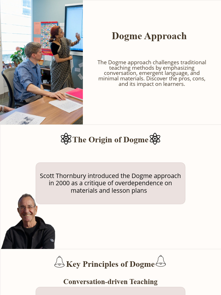 Exploring the Dogme Teaching Method | PDF