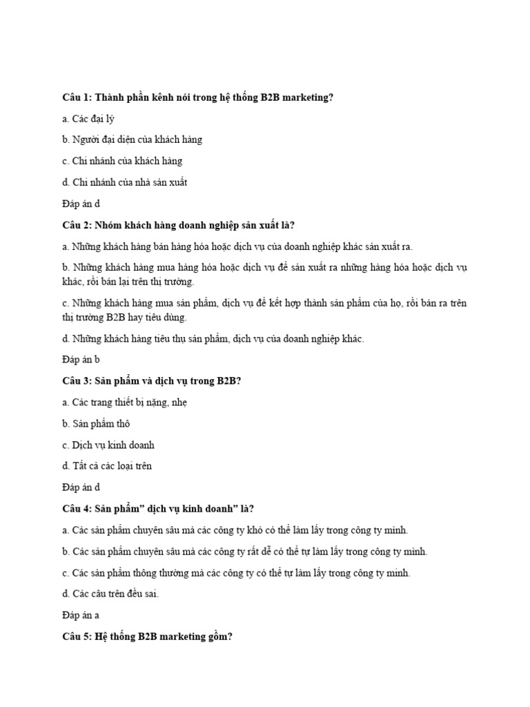 Trắc Nghiệm | PDF