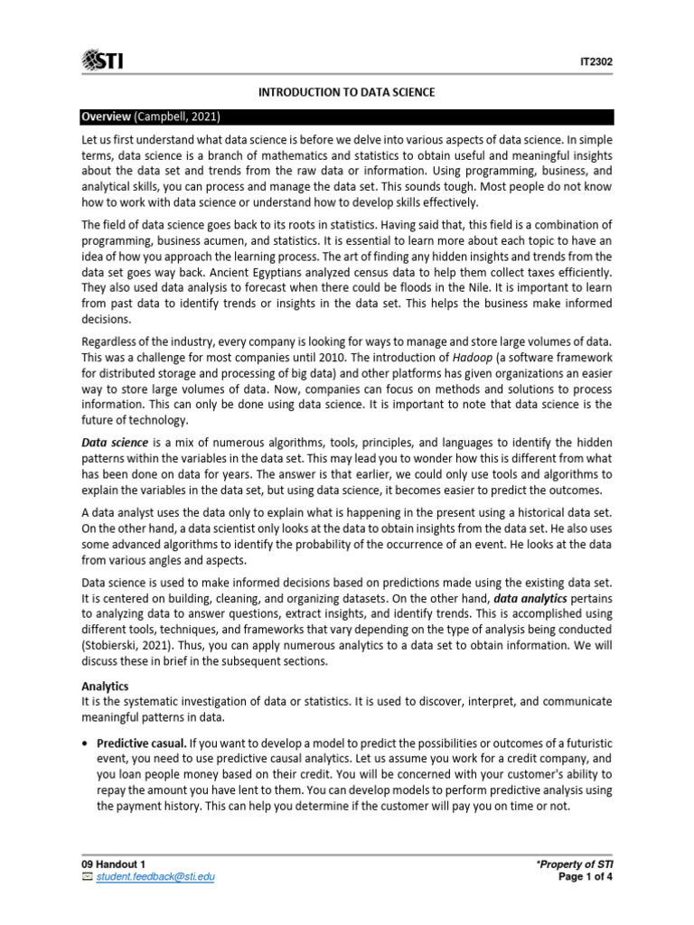 09_Handout_1(41) | PDF | Data Science | Data Analysis