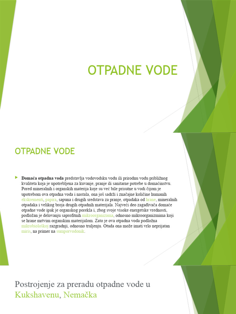 Otpadne Vode | PDF