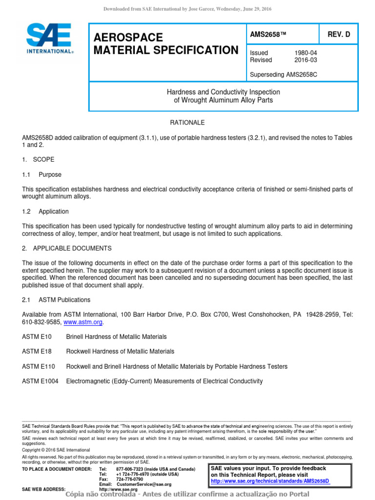 Ams 2658 | Download Free PDF | Heat Treating | Specification (Technical ...