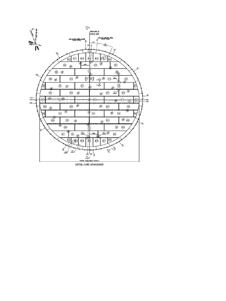 Tank Bottom Plat Plan | PDF