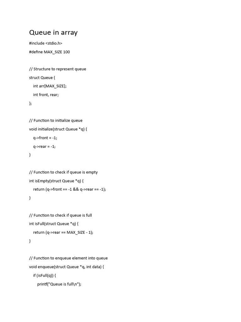 Queue & Stack | Download Free PDF | Queue (Abstract Data Type) | Programming Paradigms