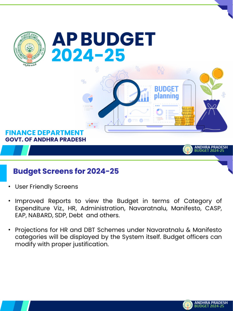 Ap Budget: Finance Department | PDF | Expense | Budget