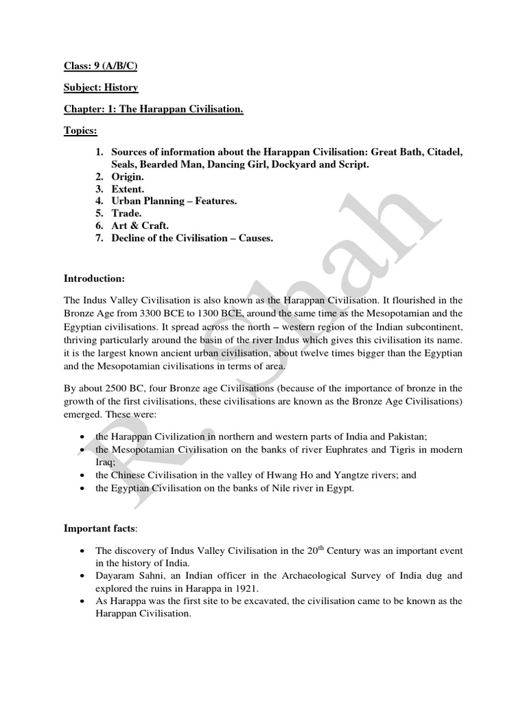History Class 9 Notes Chapter 1 | PDF