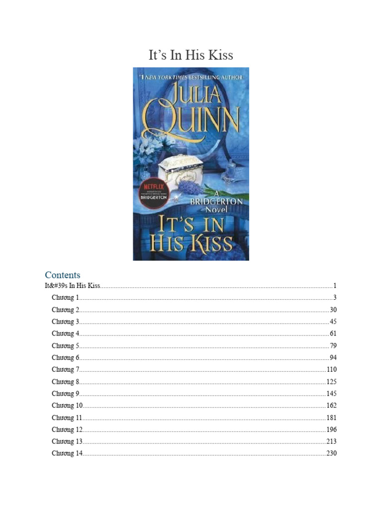 Bridgerton 7 - Its in his kiss | PDF