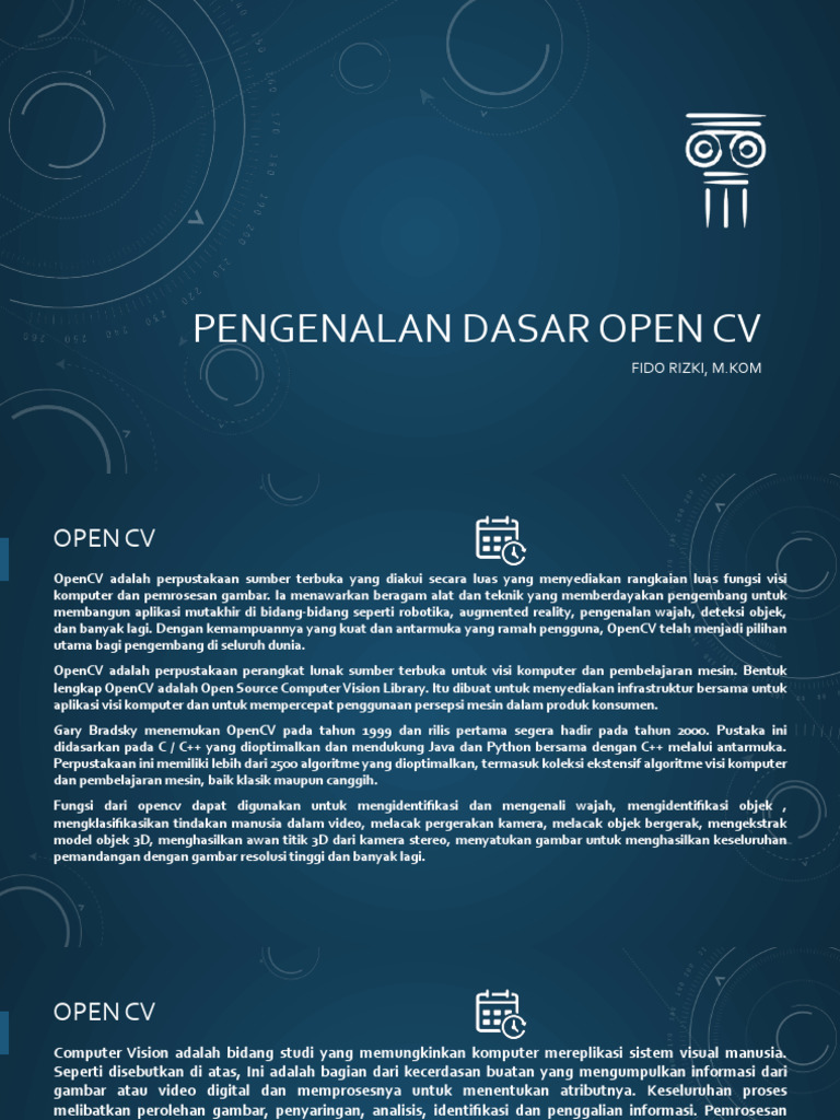 modul pengenalan open cv | PDF