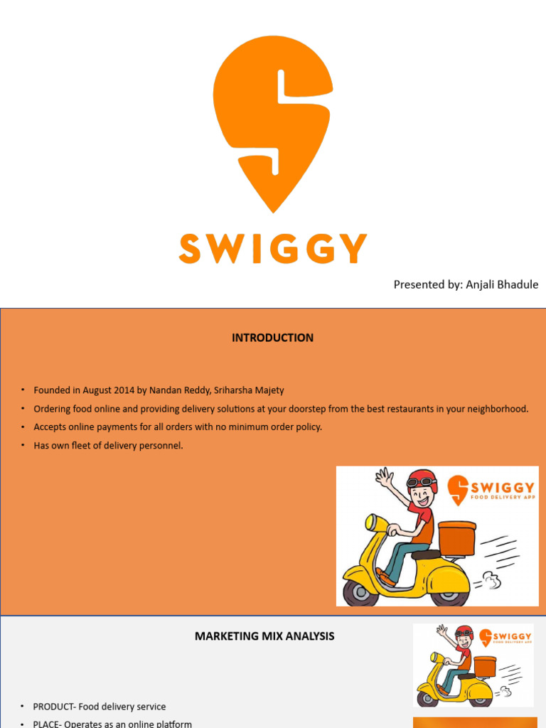 Swiggy Final Presentation | PDF | Mobile App | Automation