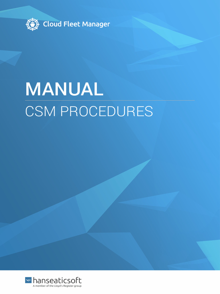 CSM_Procedures_Manual | PDF | Icon (Computing) | Password