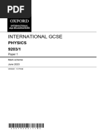 Physics AQA Paper 2 GCSE 2024 Unofficial Markscheme | PDF | Force | Planets