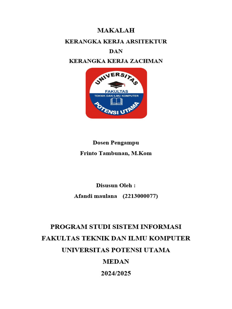 AFANDI MAULANA (2213000077) Sabtu Ini | PDF