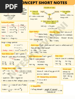 Ncert Kaksha Formula Sheets Chemistry Class 11th | PDF | Gases | Mole (Unit)