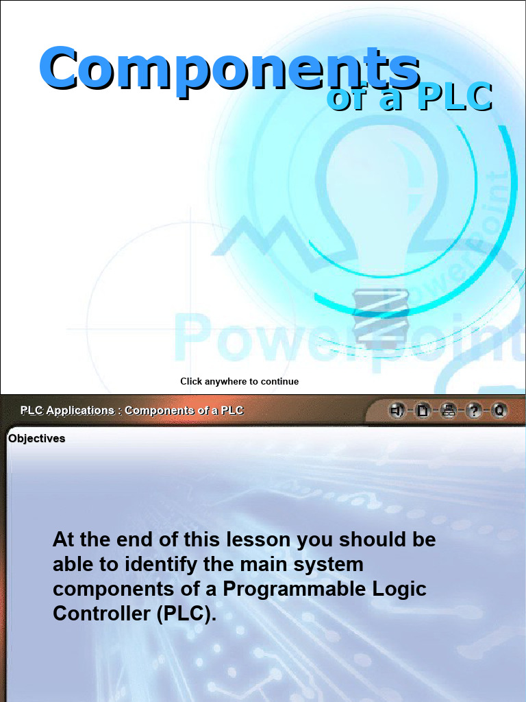 PLC Components and Functions | PDF | Programmable Logic Controller ...
